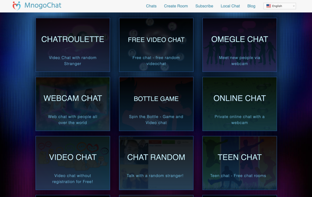 Aplicativo de bate-papo com câmera Mnogochat | Chat to Strangers