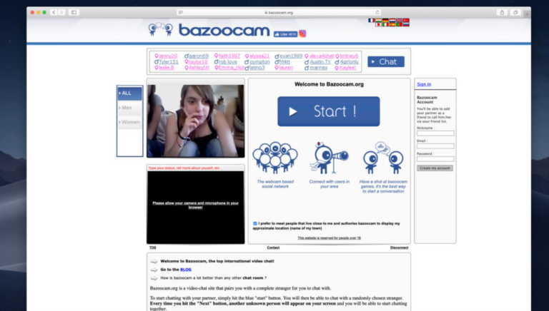Bazoocam Video Chat App - Chat to Strangers